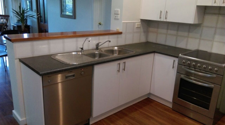 Kitchen bench top process